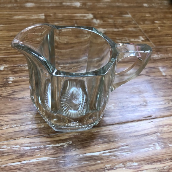 Kitchen | Collectable Vintage Small Glass Cream Pitcher Vase Collector ...